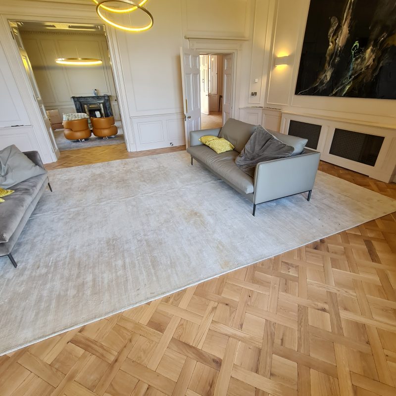 Continuous Versailles Unfinished Tumbled Solid Oak Rustic